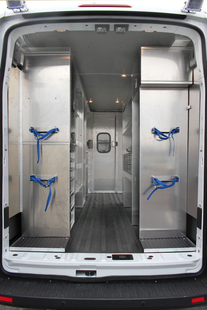 Custom made van interiors for your mobile workspace.