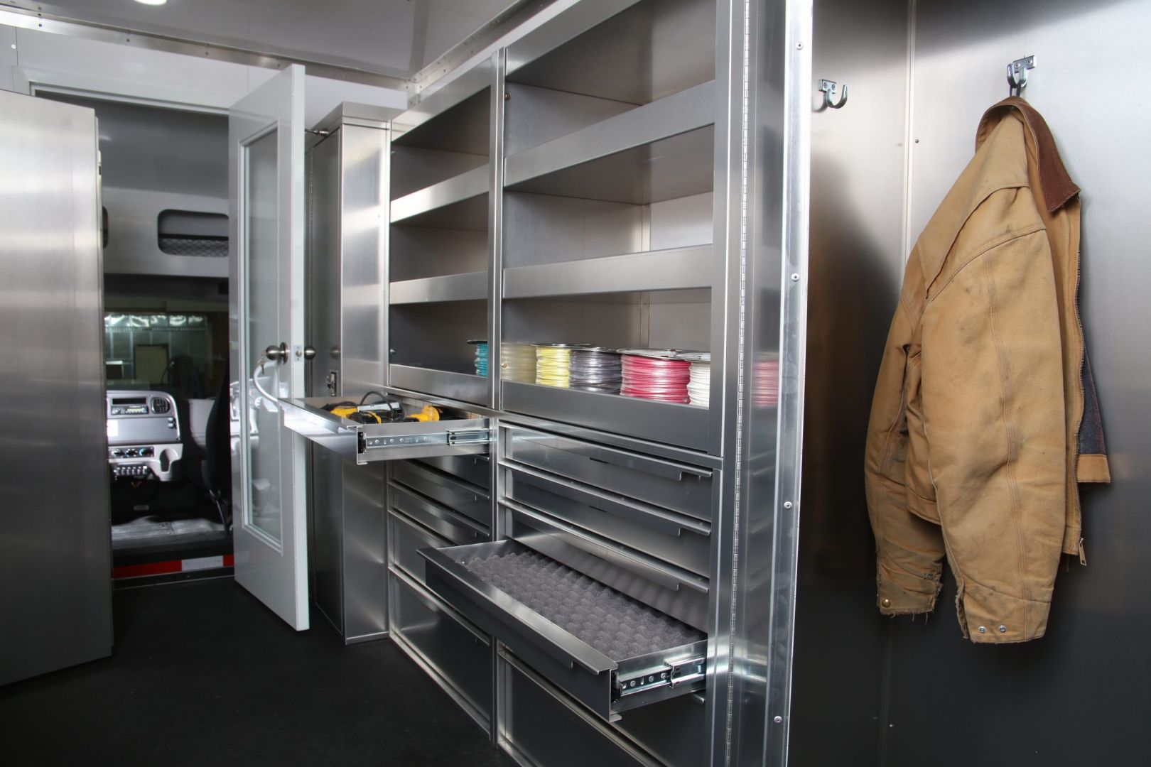 Custom made van interiors for your mobile workspace.