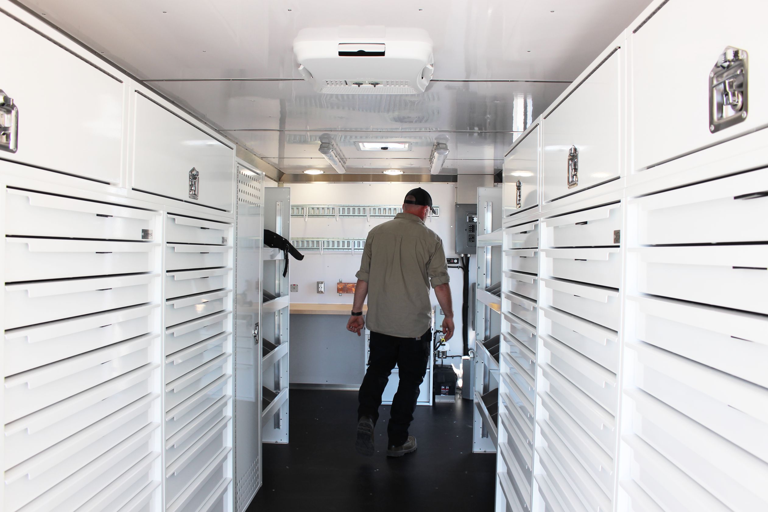 EZ STAK delivers a work-ready 22' Enclosed trailer - EZ STAK